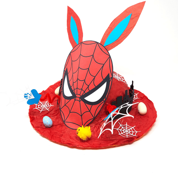 DIY Make Your Own Spider Man Easter Bonnet Supe... - Folksy