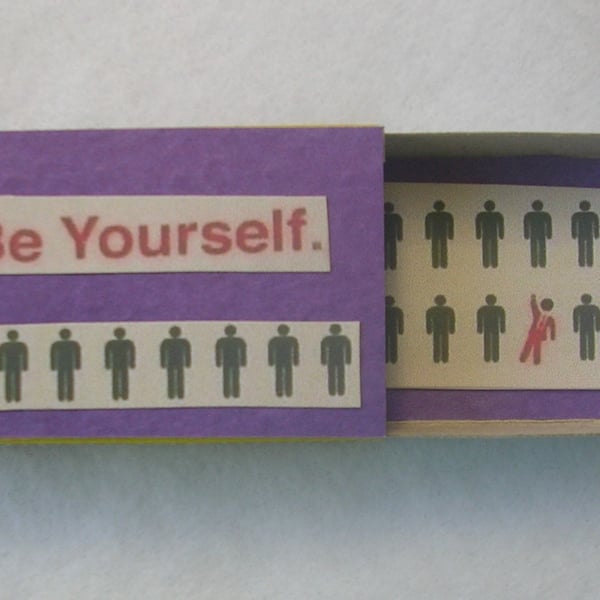Be Yourself - Individuality Reminder - Folksy