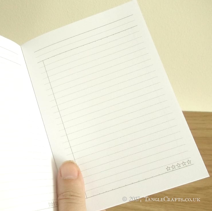 Postage Stamp Landscape Print Notebook Set - 3 ... - Folksy