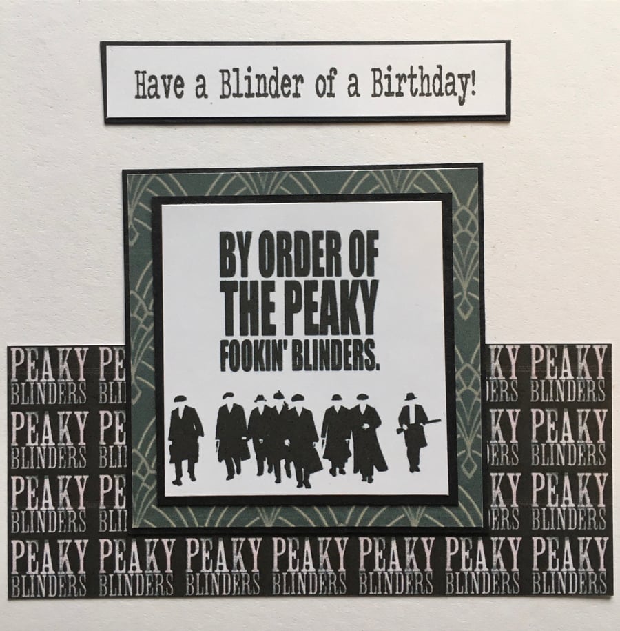 Have a Blinder of a Birthday Card - for Peaky B... - Folksy