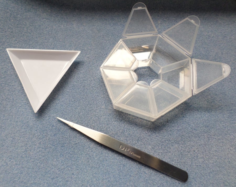1 x Box, Tweezer & Tray Craft Set - Perfect... - Folksy