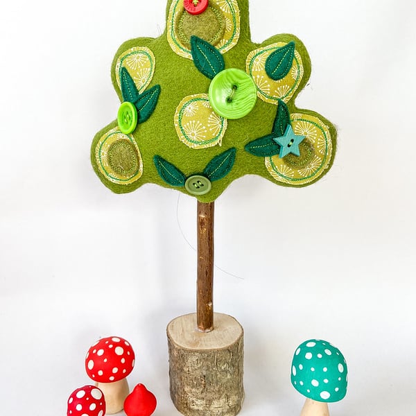 Delicious Textile Trees - Folksy