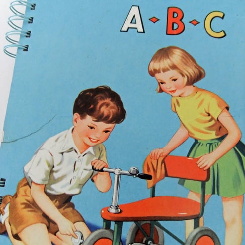 ABC Handmade Notebook - Folksy