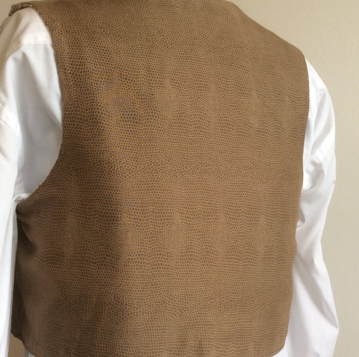 Reversible Sleeveless Jacket, waistcoat, light... - Folksy