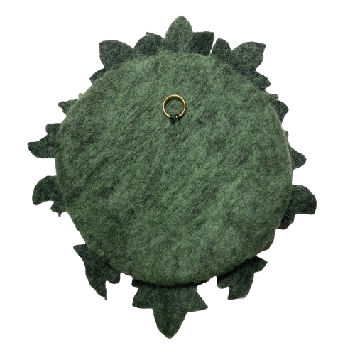 Needle felted Green man wall plaque, woollen sc... - Folksy