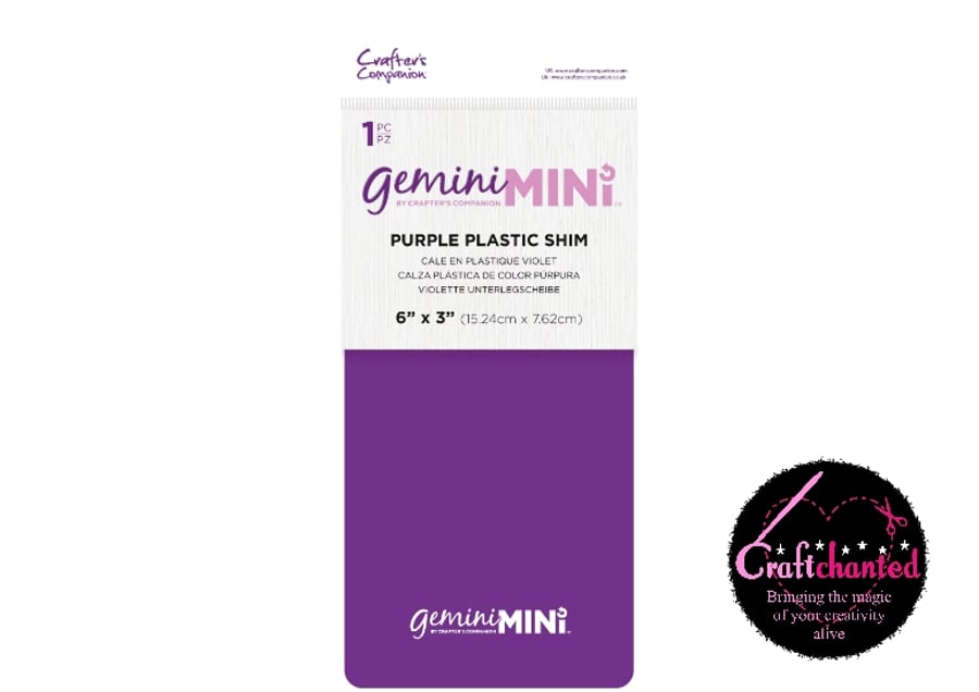Gemini Mini Purple Plastic Shim - Folksy