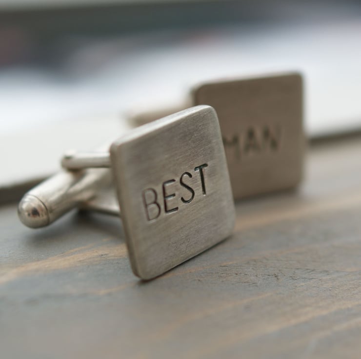 Best Man Wedding Cufflinks - Folksy