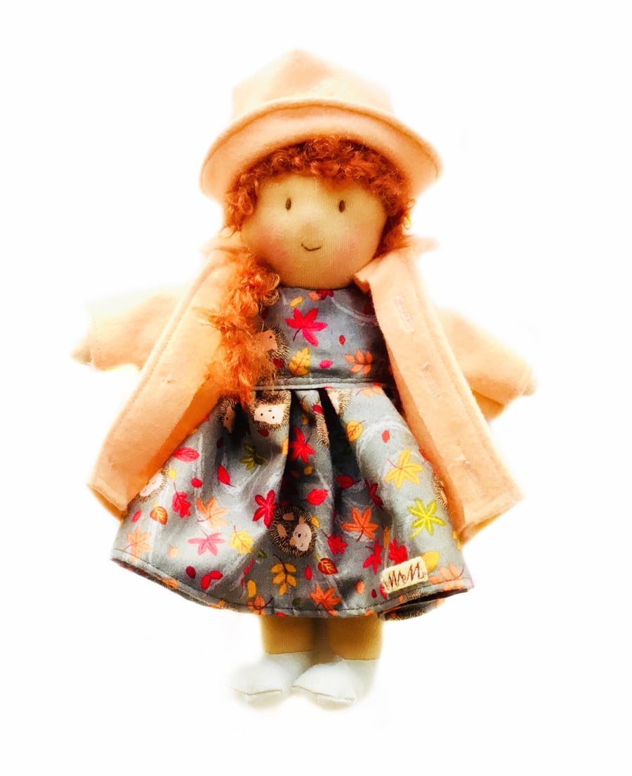 Marigold Rag Doll - Folksy