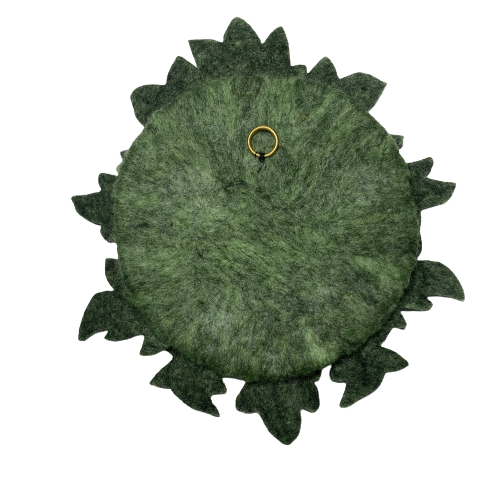 Green man plaque, woollen sculpture, needle fel... - Folksy