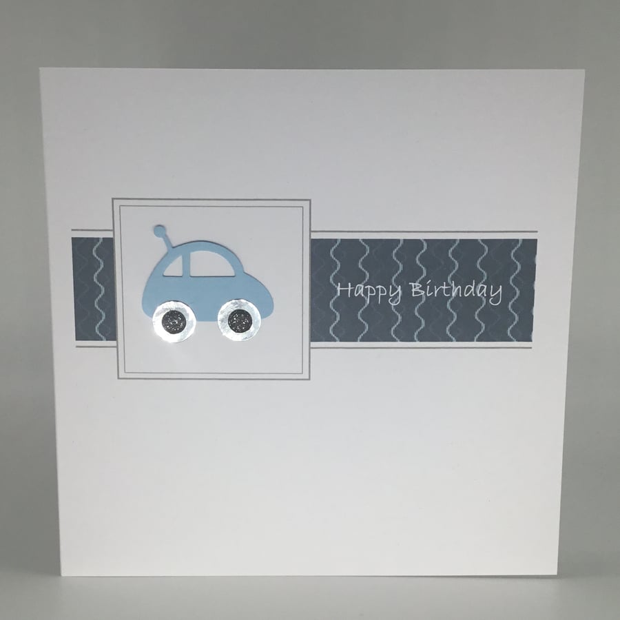 Car Birthday card - Folksy