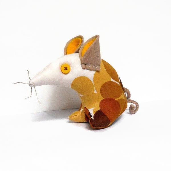 Funky 70s RETRO Mouse in 'Moon Glow' - Folksy
