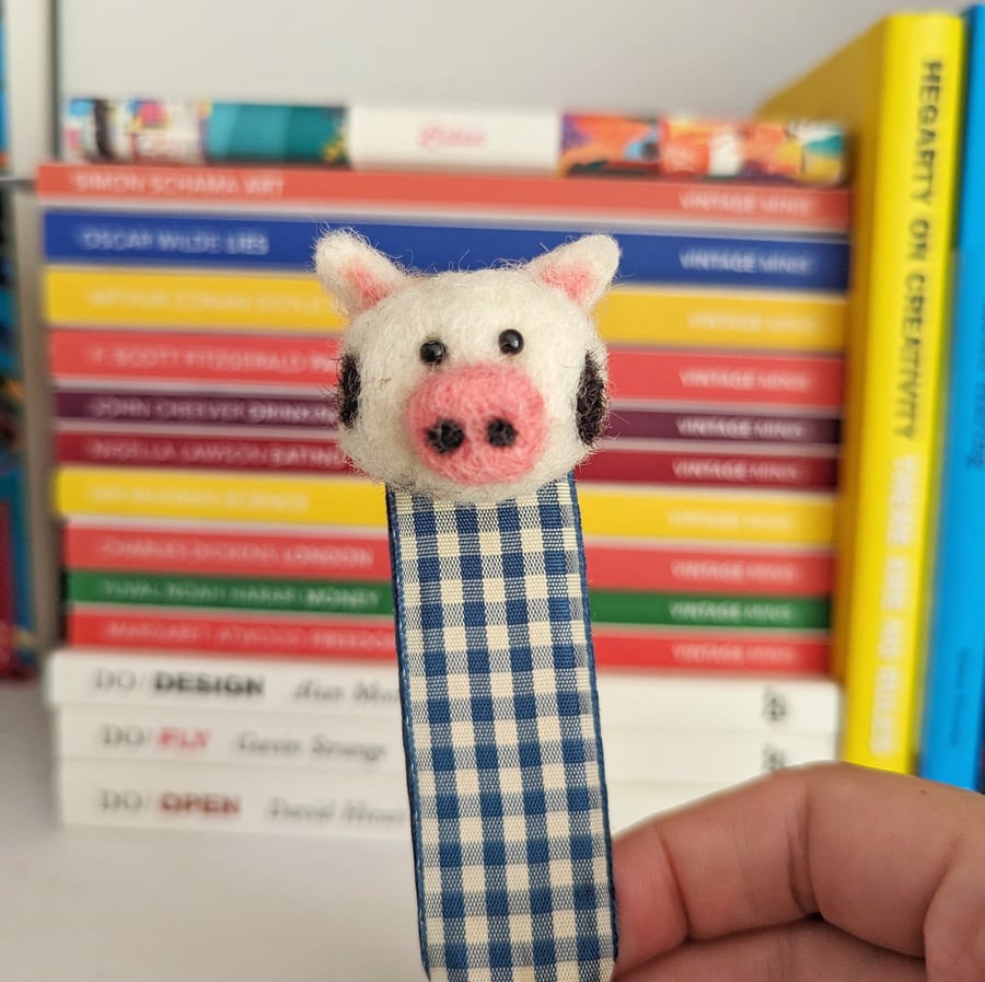 Handmade Bookmark exclusive Cute Cow