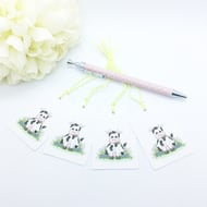 Moo Cow Gift Tags - set of 4 tags - Folksy