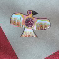 Handmade Brooch - Aztec Magic Bird - Festival J... - Folksy