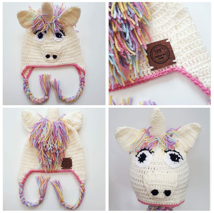 Unicorn hat, toddler unicorn hat, children's ha... - Folksy