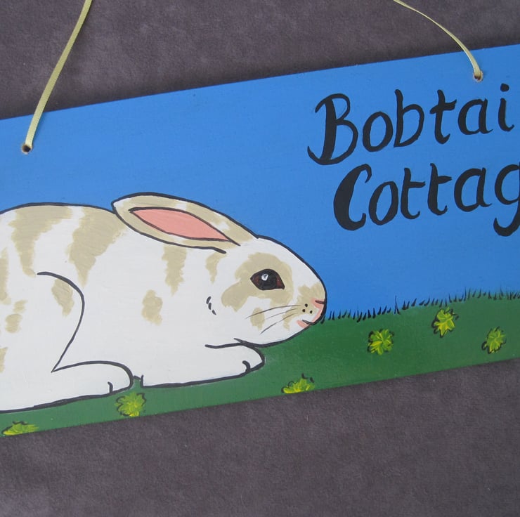Bunny Rabbit Hutch Shed Sign SALE - Folksy