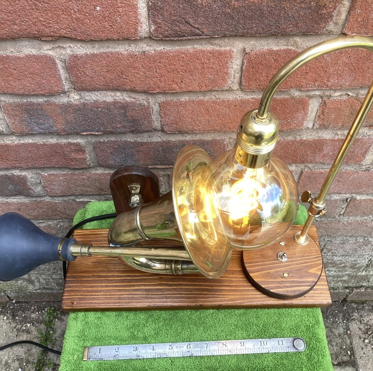Musical Theme Table Lamp, Steampunk Style, Repu... - Folksy