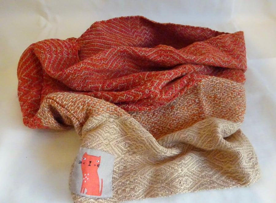 Handwoven Cotton Cowl - Folksy