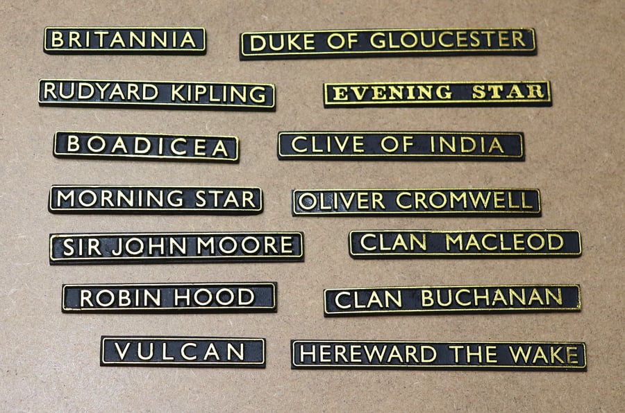 PAGE 1 of 1 B R - Loco Nameplates - to coll... - Folksy