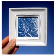 Winter Tree Cyanotype Framed - Folksy
