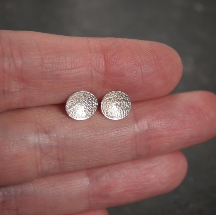 Sterling Silver Stud Earrings - Folksy