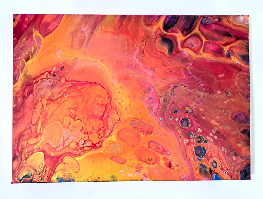 Original and Unique Pour Painting – Fluid Art –... - Folksy