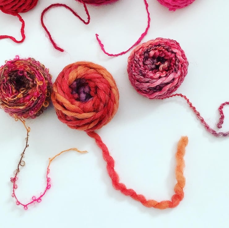 Yarn oddments, mini balls of yarn, 10g balls of... - Folksy