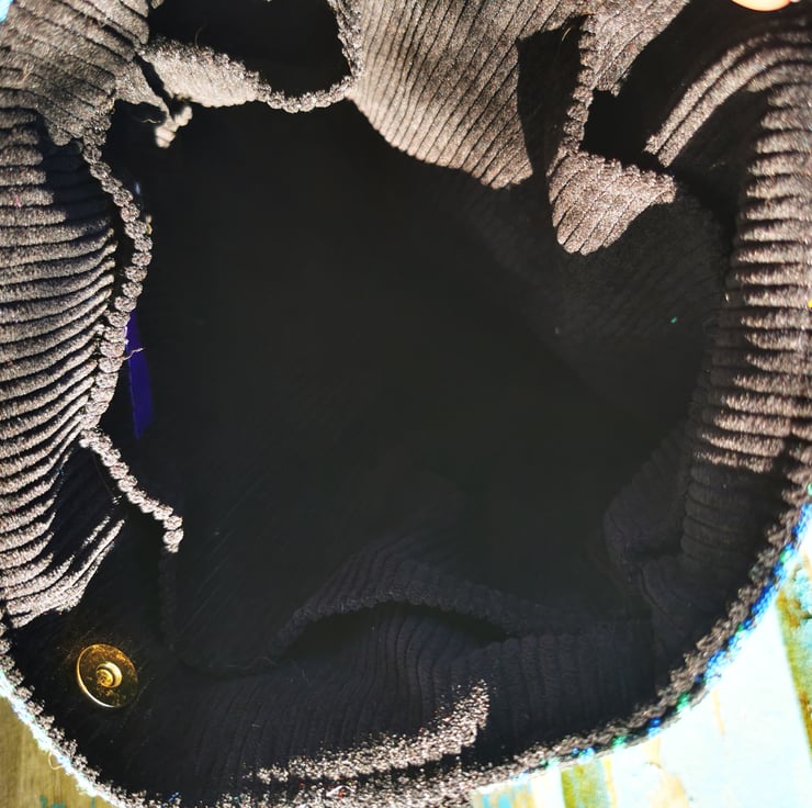 Funky handbag with vintage "button box&quo... - Folksy