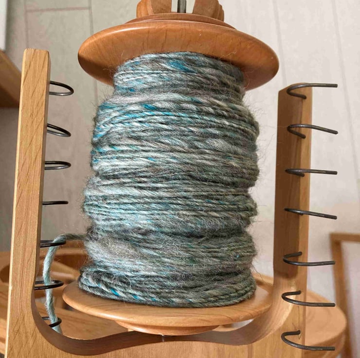 Sisu Handspun Wool Yarn 40 gr 60 m hand spun ar... - Folksy