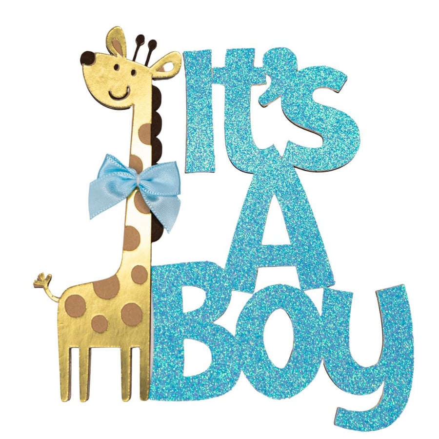It’s A Boy (Giraffe) Cake Topper - Folksy