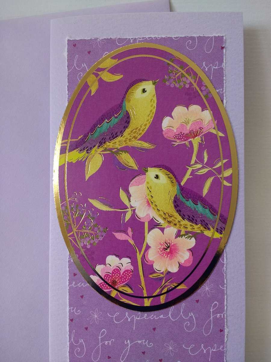 Love birds card - Folksy
