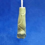 Bat Light pull cord handle, for bathrooms, cera... - Folksy