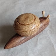 Wooden Snail decoration desk toy. Hand turned l... - Folksy