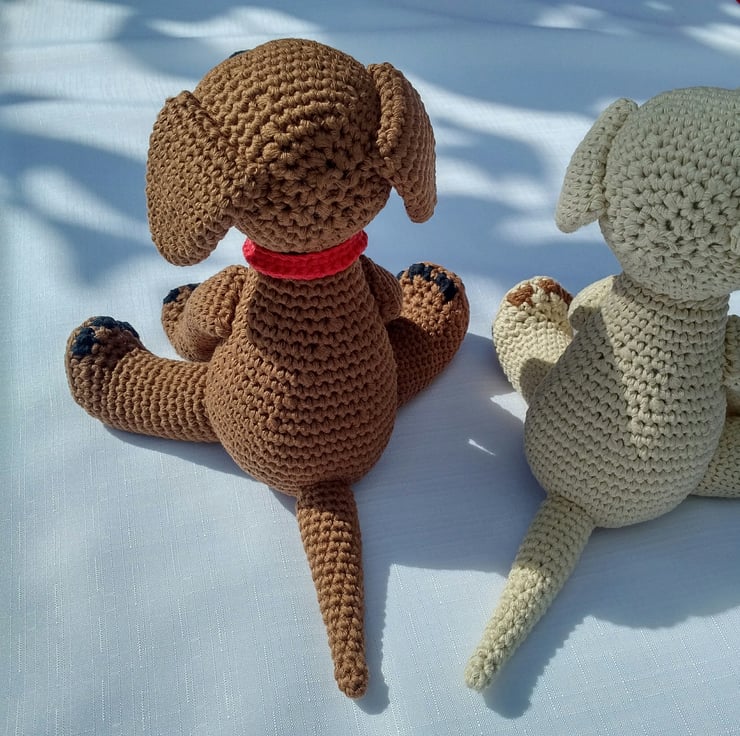 Lenny the Labrador Crochet Pattern, Labrador Am... - Folksy