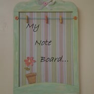Decorative Note Board - Folksy