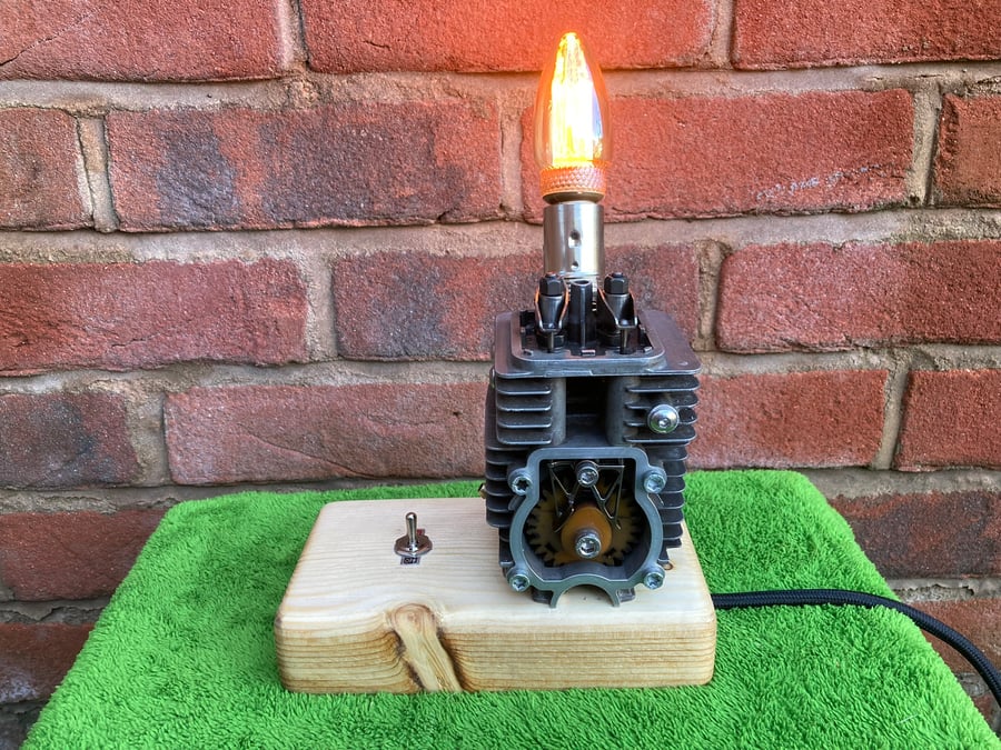 Engine Table Lamp, Industrial Style, made from ... - Folksy