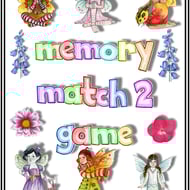 Children's Fairy memory match 2 card game - Folksy