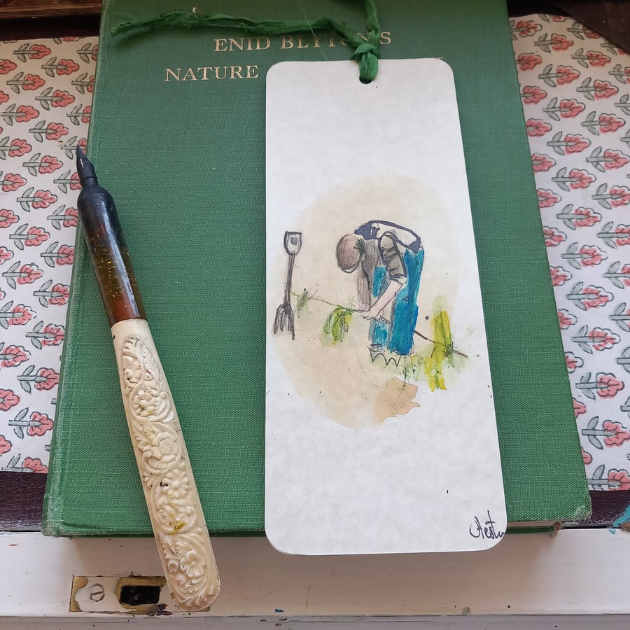 Hand painted book mark. - Folksy