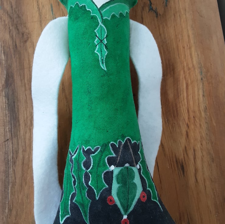 Hand made Fabric Autumn Whimsy Doll - Folksy