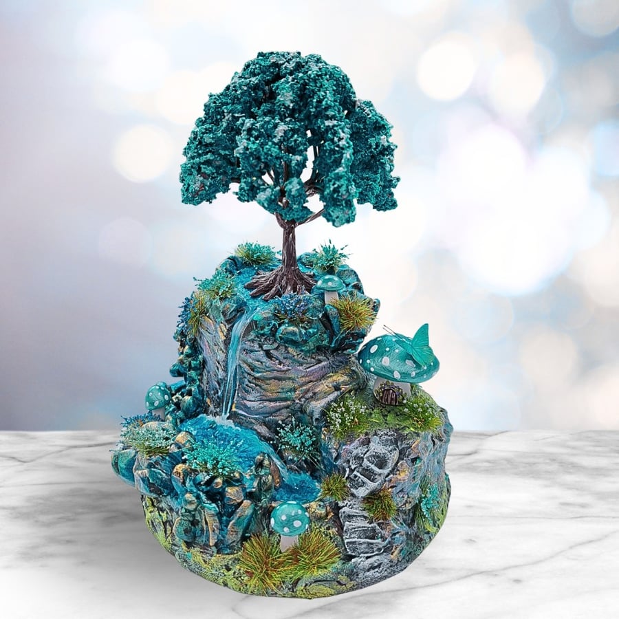 Fantasy Miniature Landscape Sculpture - Magical... - Folksy