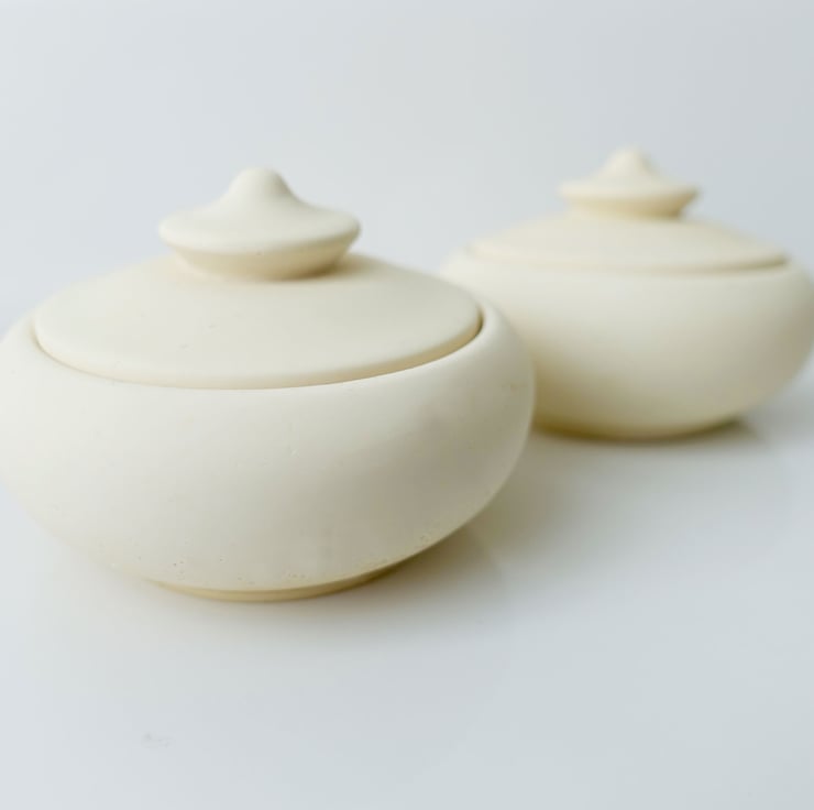 Scandi Cream Salt and Pepper Cruet Set made fro... - Folksy