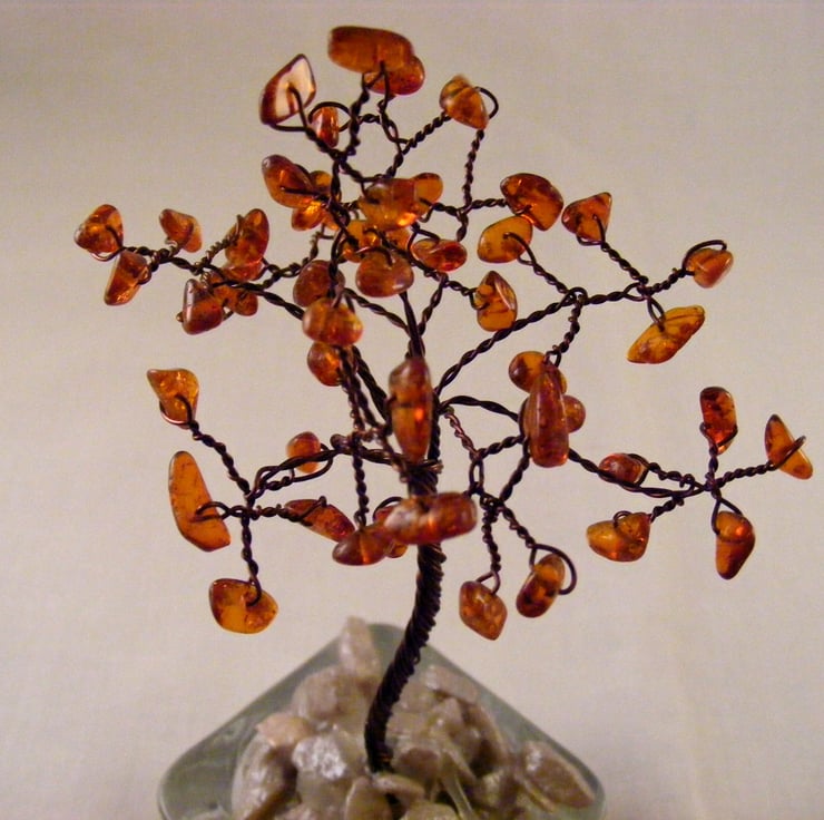Baltic Amber Gemstone Tree - Folksy