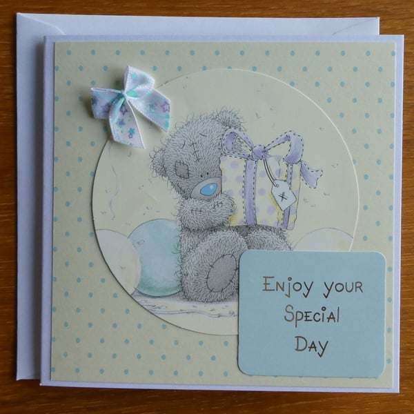 Tatty Teddy Birthday Card - Enjoy Your Special Day - Folksy