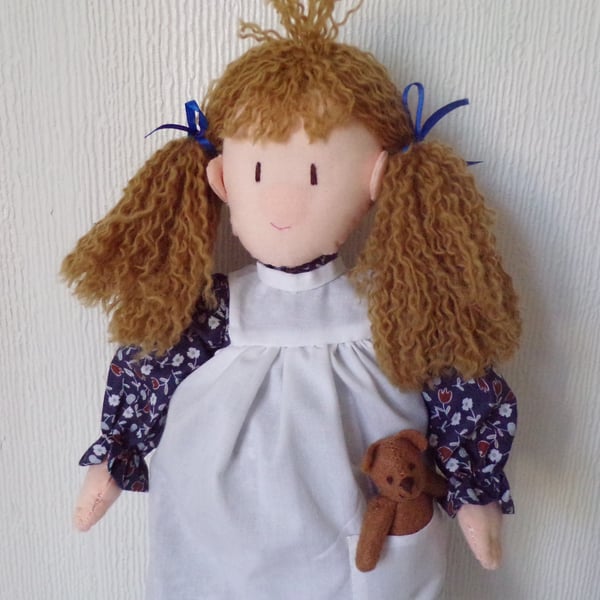 Rag Doll, Traditional Rag Doll, Rag Doll Emma - Folksy
