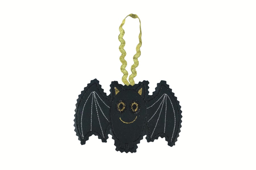Bat Spooky Halloween Hanging Decoration - Folksy
