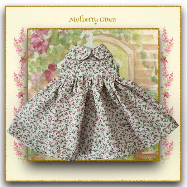 Pink Sprig Dress - Folksy
