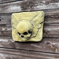 Masonic Curiosity Memento Mori Skull & Wing... - Folksy