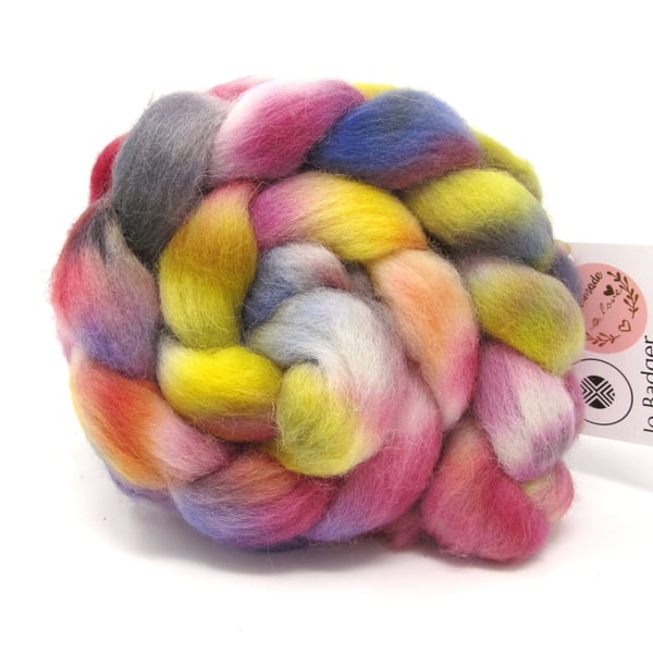 Hand Dyed Texel Combed Wool Top Roving TX16 100... - Folksy