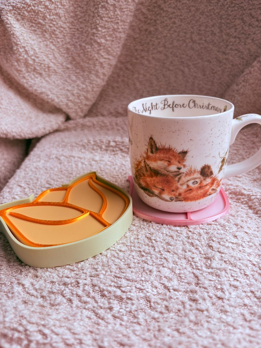 3D Printed Tulip Flower Coasters – Handmade Dec... - Folksy
