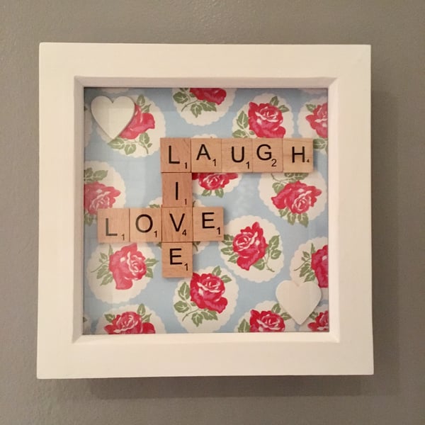Bespoke handmade Scrabble letter mini (6")... - Folksy